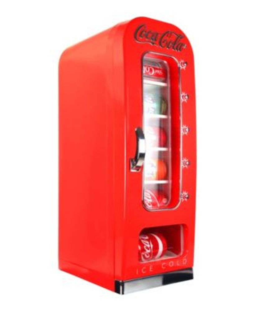 Koolatron Coca-Cola Retro-Like Vending Machine Style 10 Can Mini Fridge ...