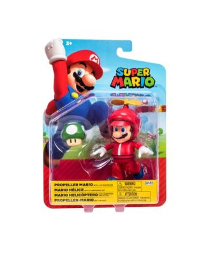 Super Mario 4" Figure - Propeller Mario with Green Mushroom | Mall of ...