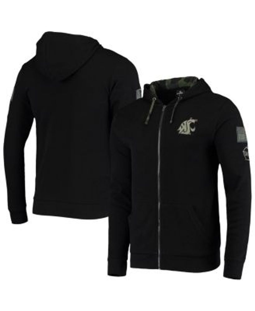 Colosseum Men's Black Washington State Cougars OHT Military-Inspired Appreciation Waffle Full ...
