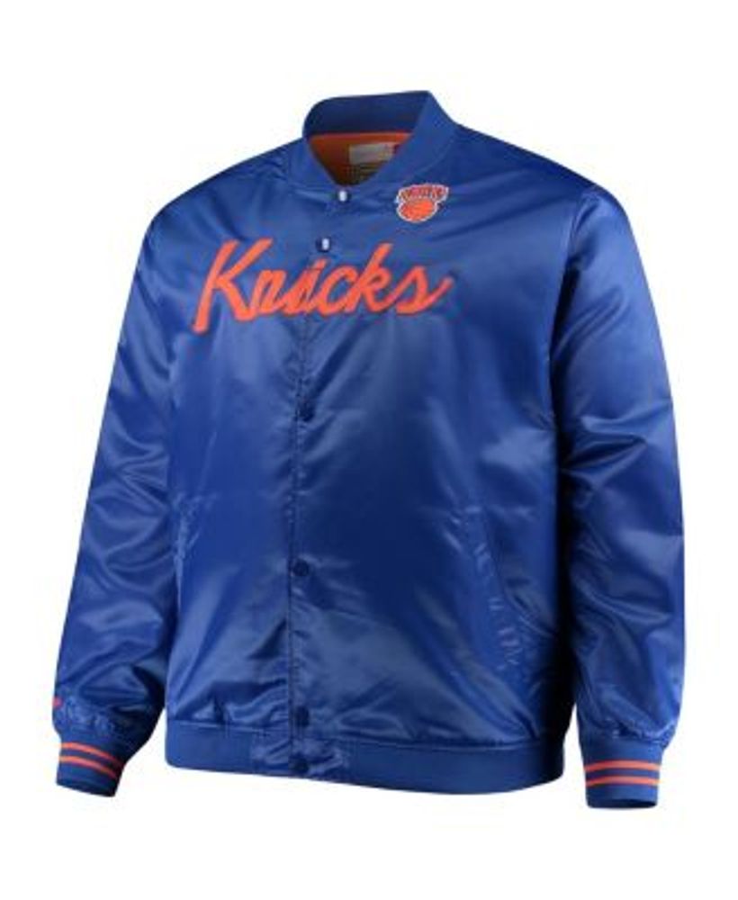 Mitchell & Ness Men's Blue New York Knicks Hardwood Classics Big and ...