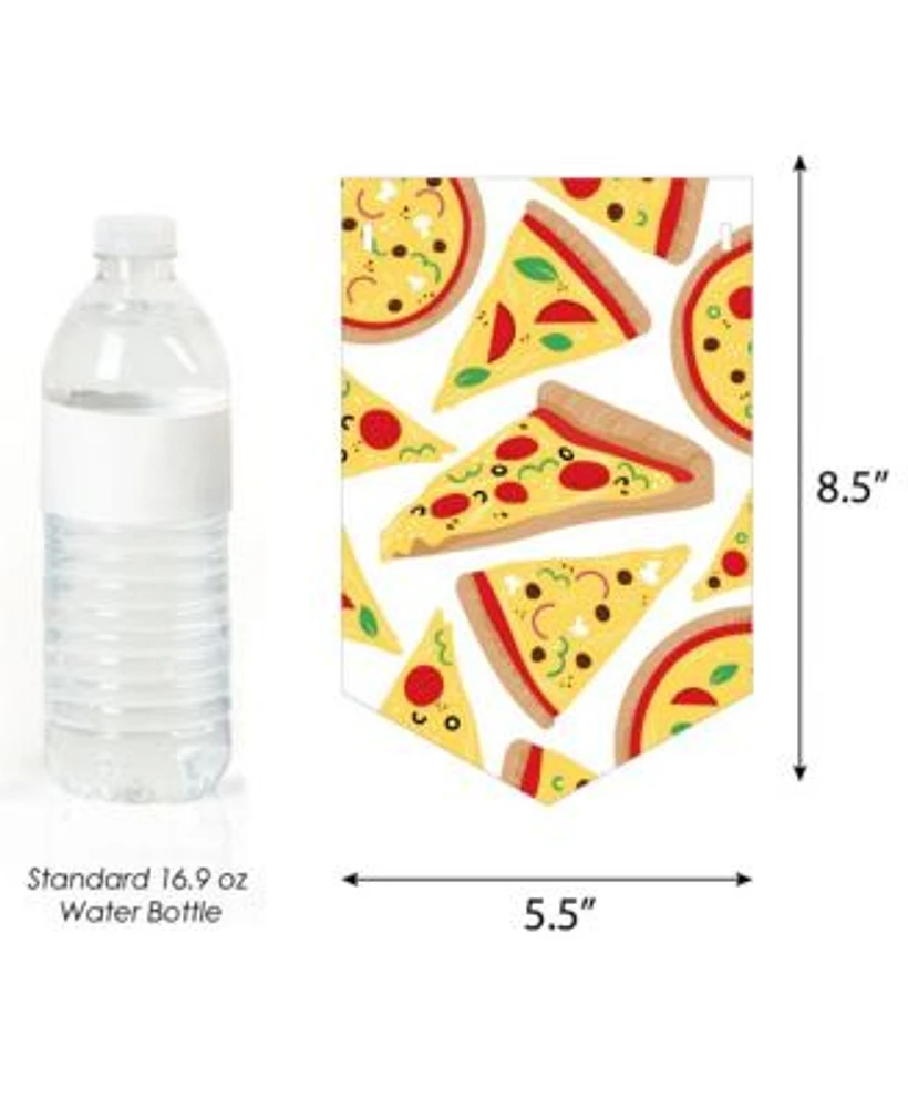 Big Dot of Happiness Pizza Party Time - Bunting Banner - Birthday Party ...