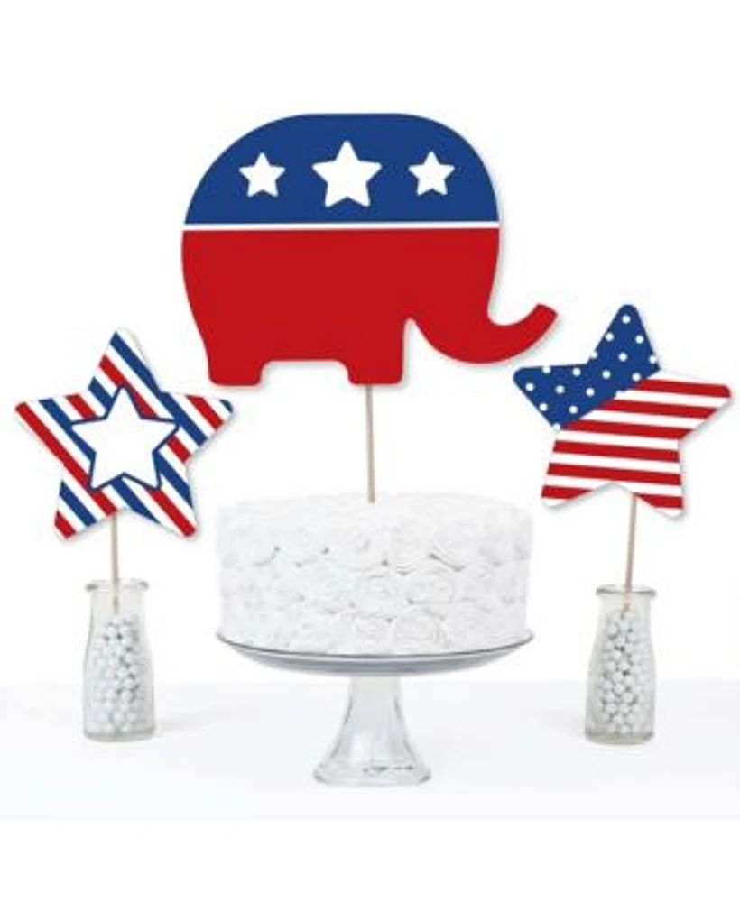 Big Dot of Happiness Republican Election - Political Party Centerpiece ...