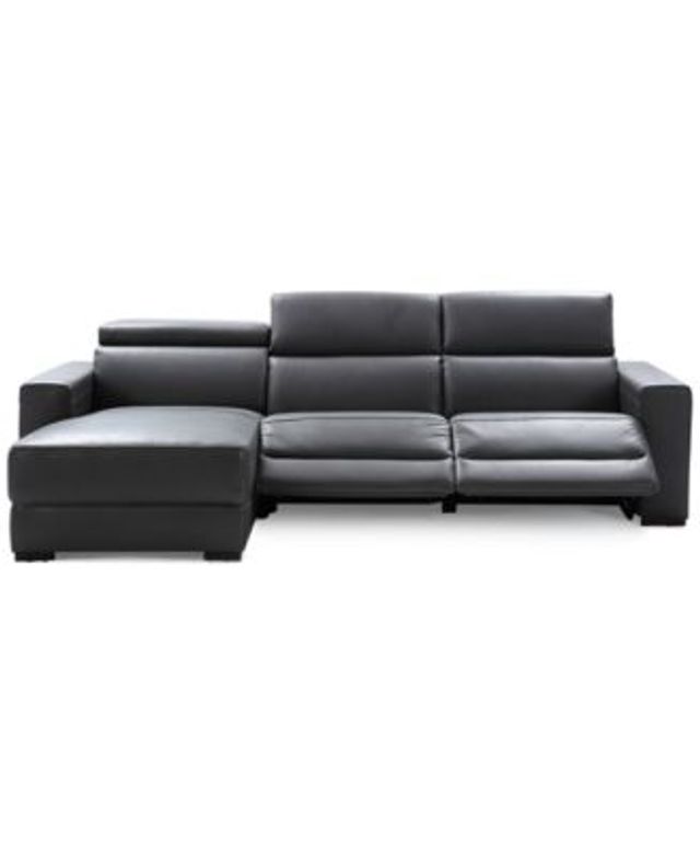 Nevio 5 Pc Leather L Shaped Sectional Sofa | Cabinets Matttroy