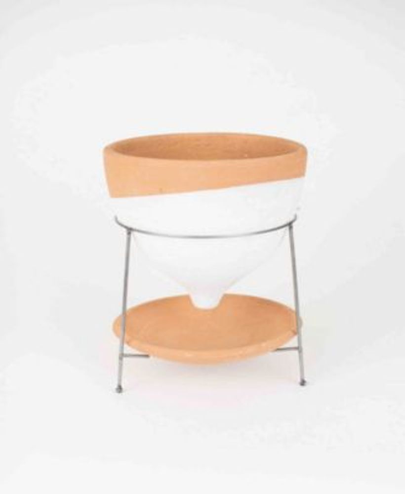 Kalalou Large Terracotta Funnel Planter w/Wire Base | Mall of America®