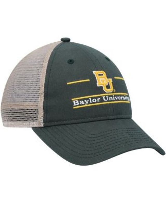 Game Men's Green Baylor Bears Split Bar Trucker Adjustable Hat | Mall ...