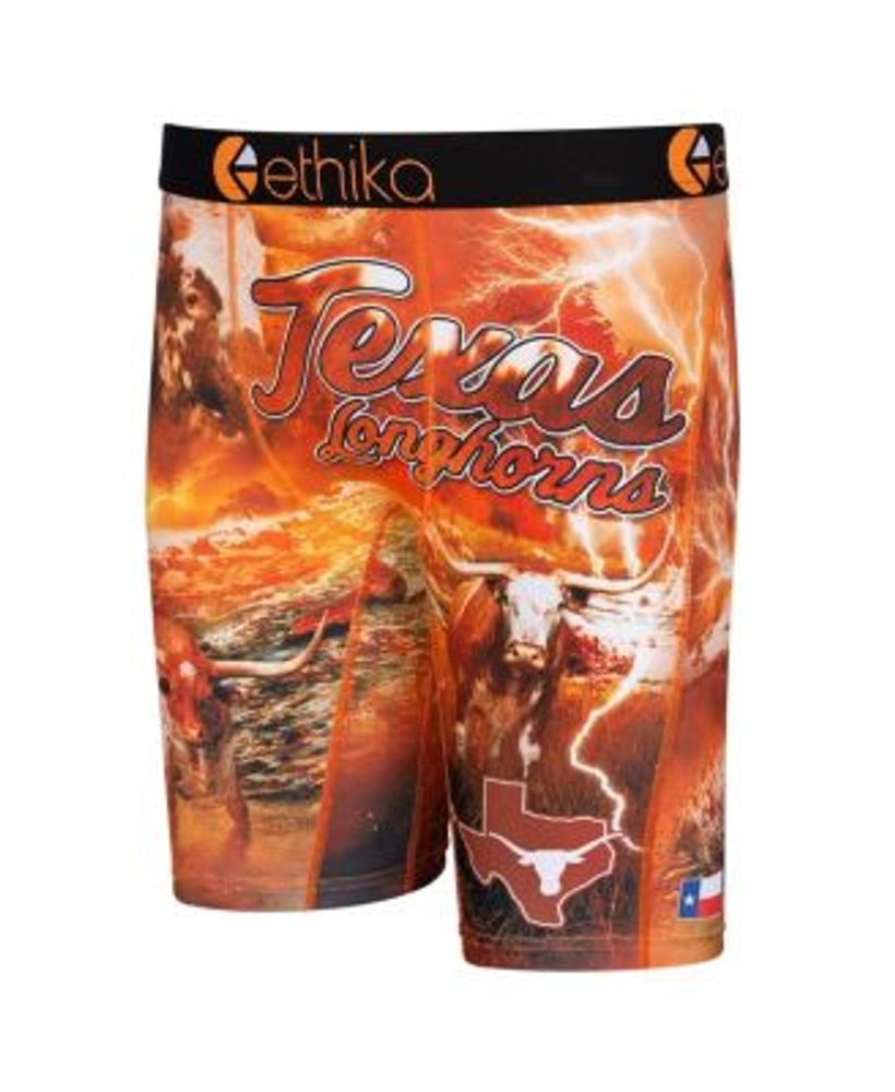 Ethika Men's Burnt Orange Texas Longhorns Spirit Boxer Briefs | Mall of ...