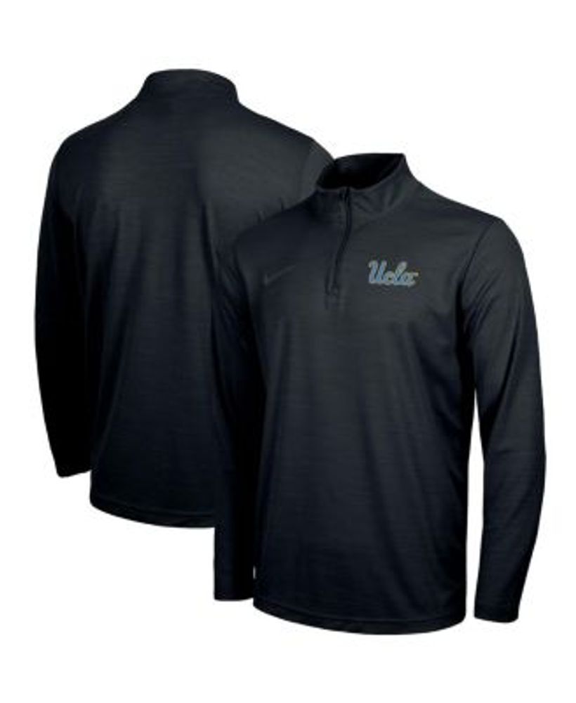 Nike Men's Black UCLA Bruins Intensity Quarter-Zip Performance Jacket ...