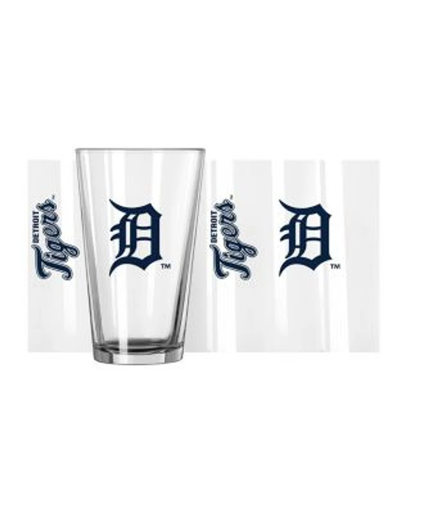 Logo Brands Detroit Tigers 16 Oz Team Wordmark Game Day Pint Glass ...
