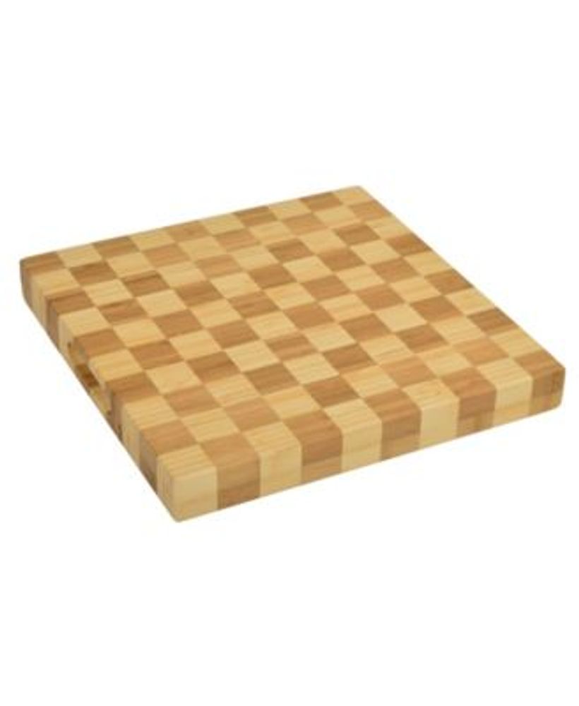 Picnic At Ascot Bamboo Checker Board Design Butcher Block Cheese Board ...