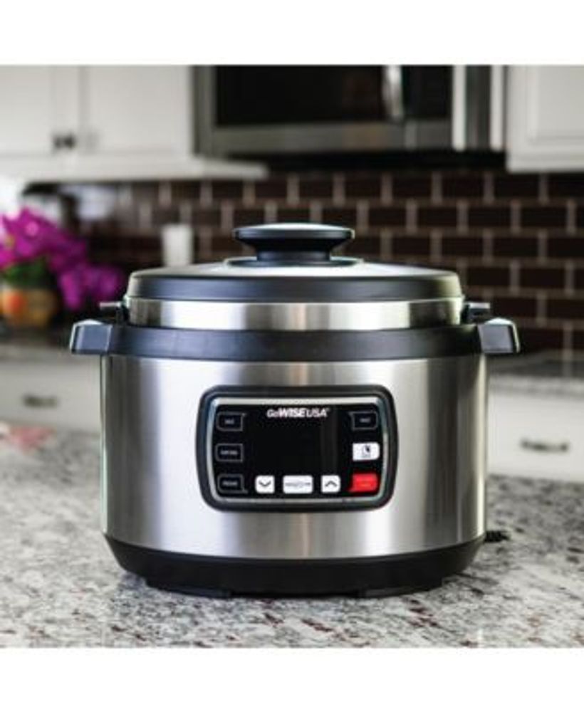 GoWISE USA 9.5 Quart Ovate Series Pressure Cooker with Accessories ...