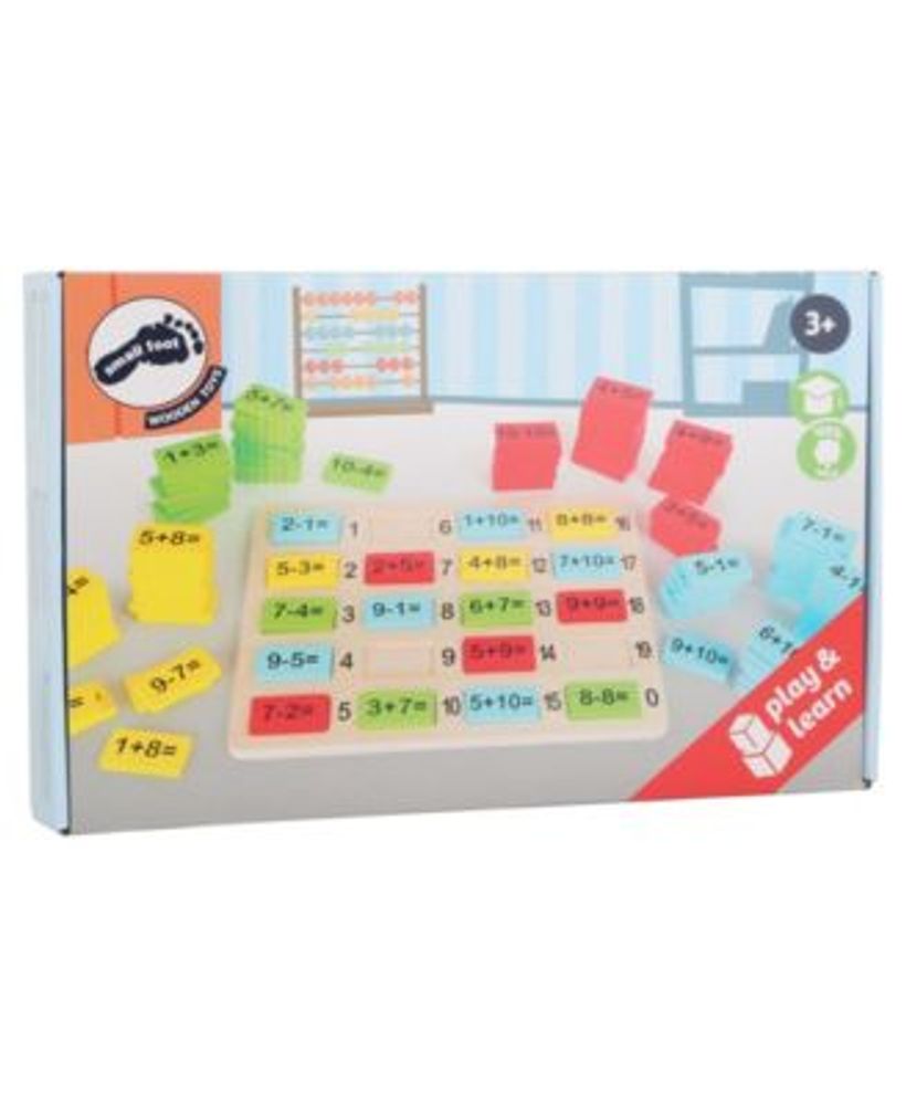 Legler USA Small Foot Wooden Toys Addition and Subtraction Math Tiles ...