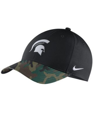 Nike Men's Black and Camo Michigan State Spartans Military-Inspired ...