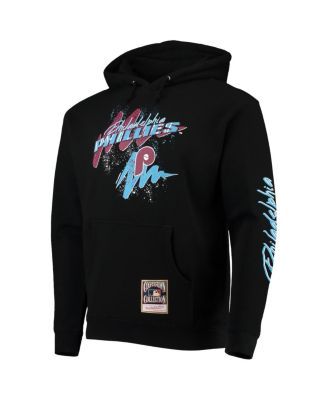 Mitchell & Ness Men's Black Philadelphia Phillies Hyper Hoops Pullover ...
