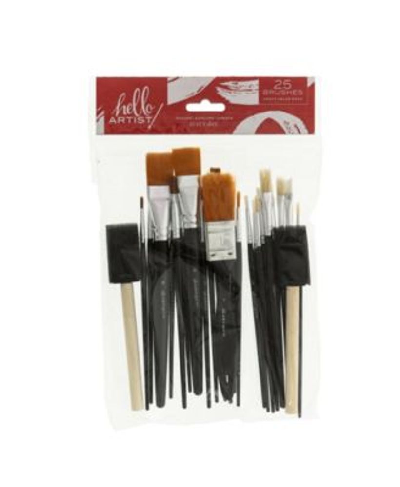 Hello Artist! Craft Brush Value Set, 25 Piece | Mall of America®