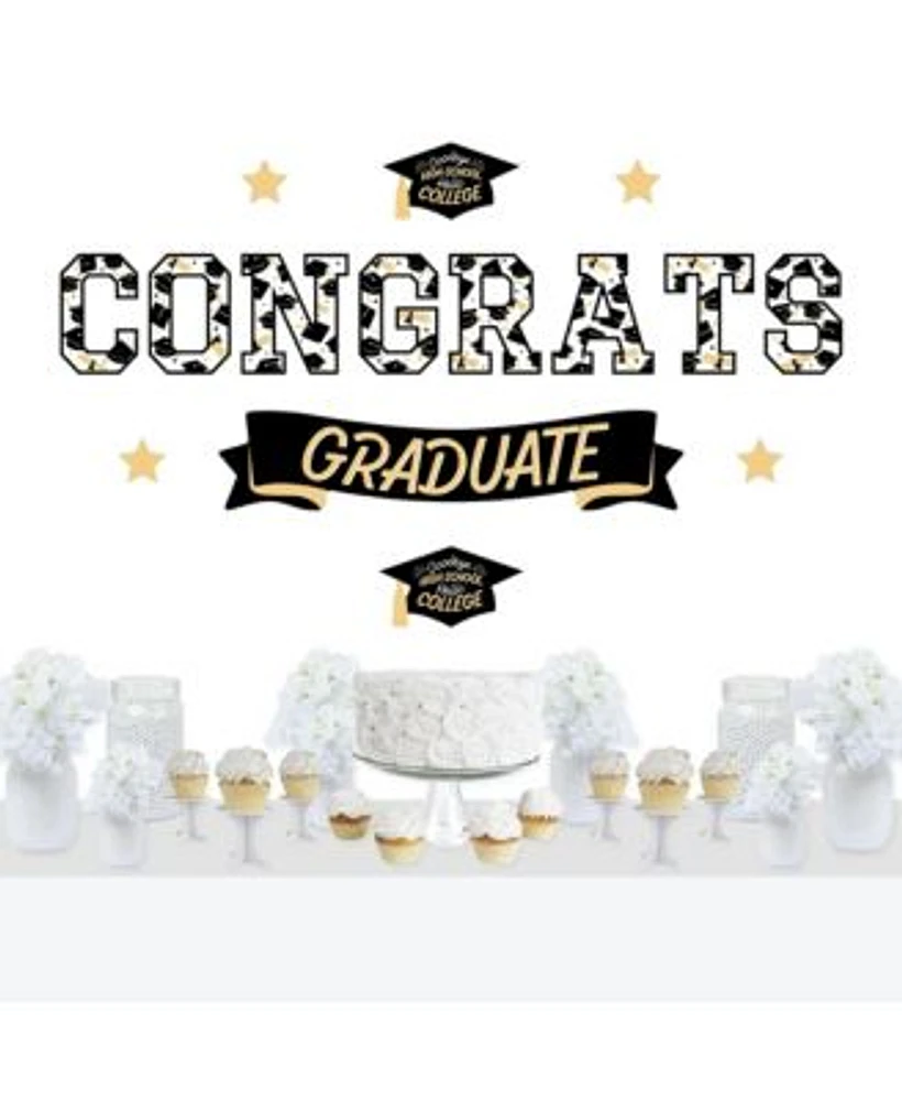 Big Dot of Happiness Goodbye High School, Hello College Peel & Stick ...