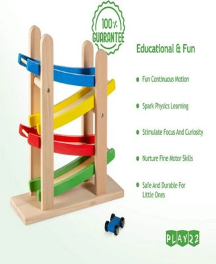 Play22 Wooden Car Ramps Race - 4 Level Toy Car Ramp | Mall of America®