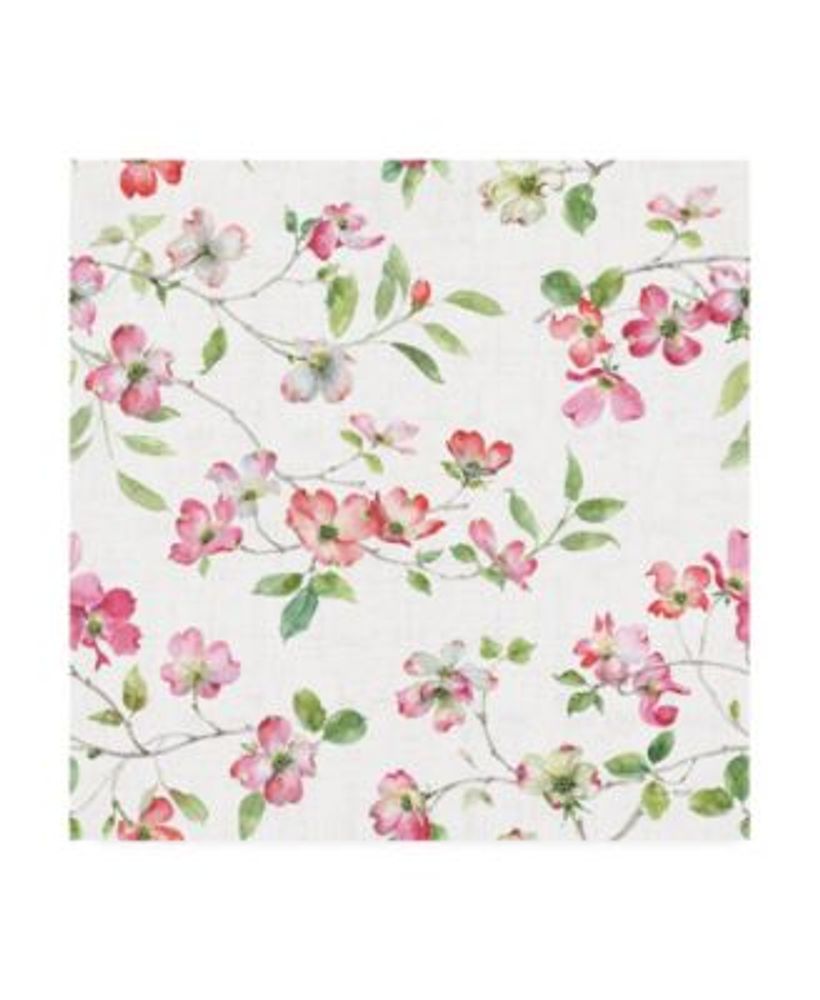 Trademark Global Lisa Audit Dogwood Garden Step 01 Canvas Art - 36.5" x ...