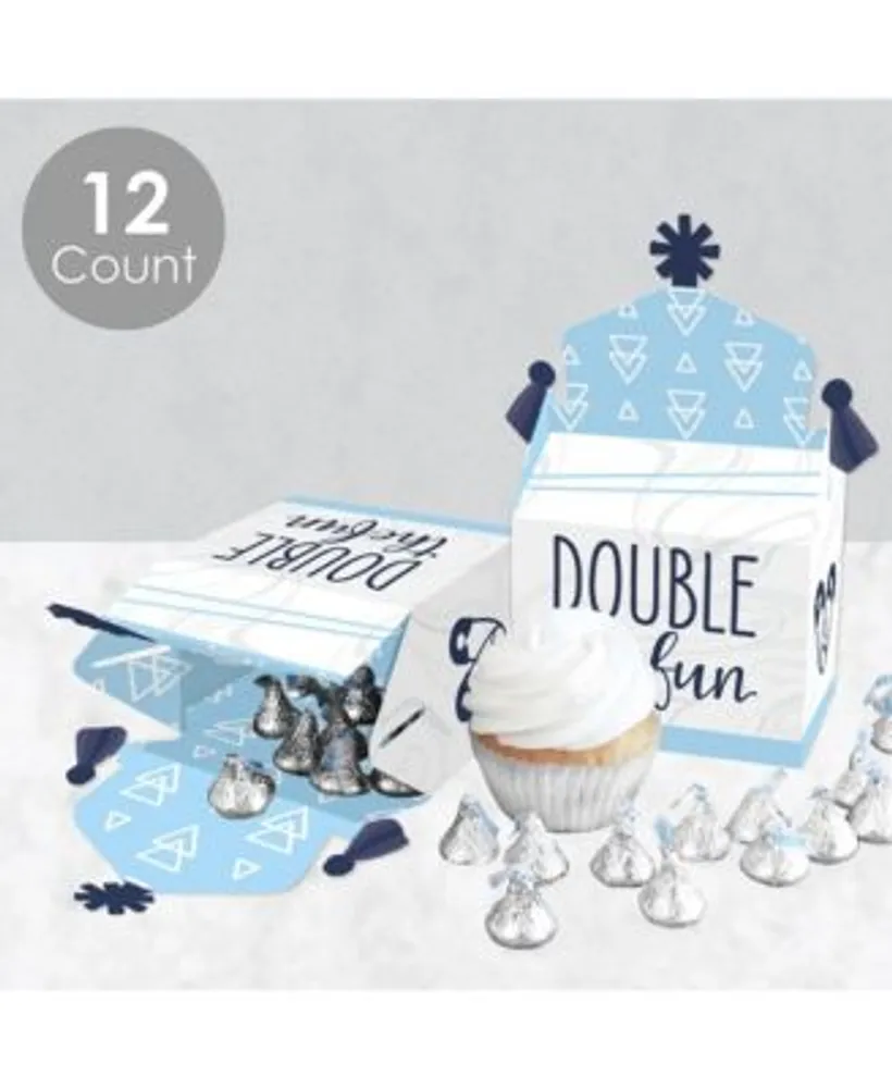 Big Dot of Happiness It's Twin Boys - Treat Box Party Favors - Blue ...