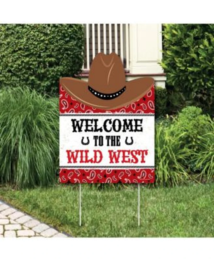 Big Dot of Happiness Western Hoedown - Party Decorations - Wild West ...