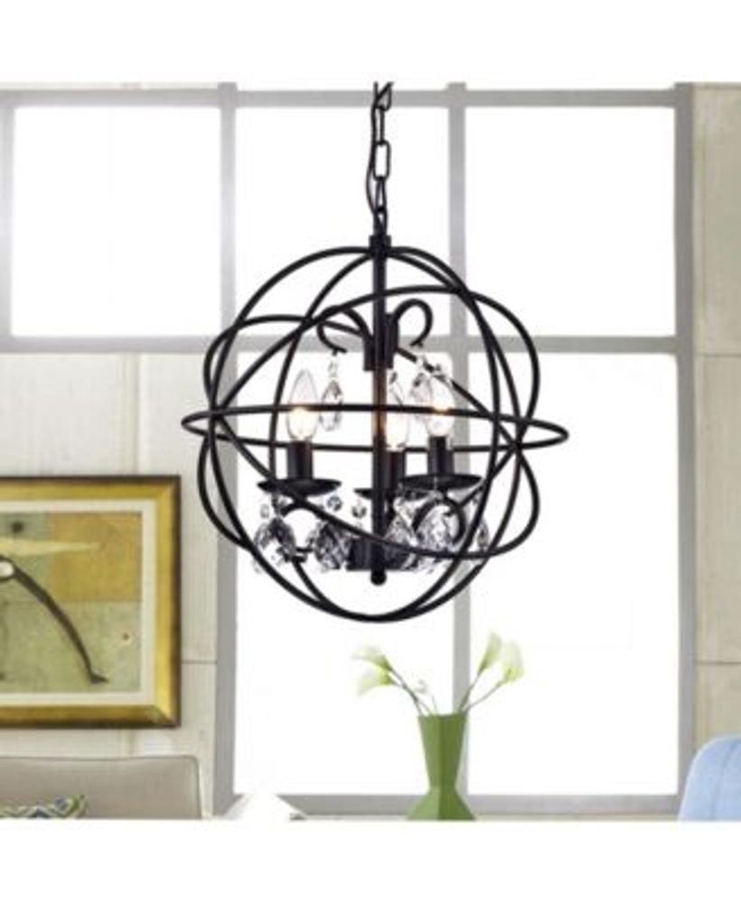 Home Accessories Tess 17" 3-Light Indoor Pendant Lamp with Light Kit ...
