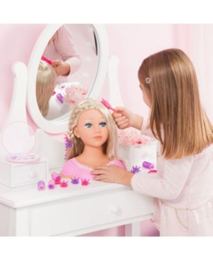 Redbox Charlene Super Model Blonde Styling Head with Makeup | Mall of ...