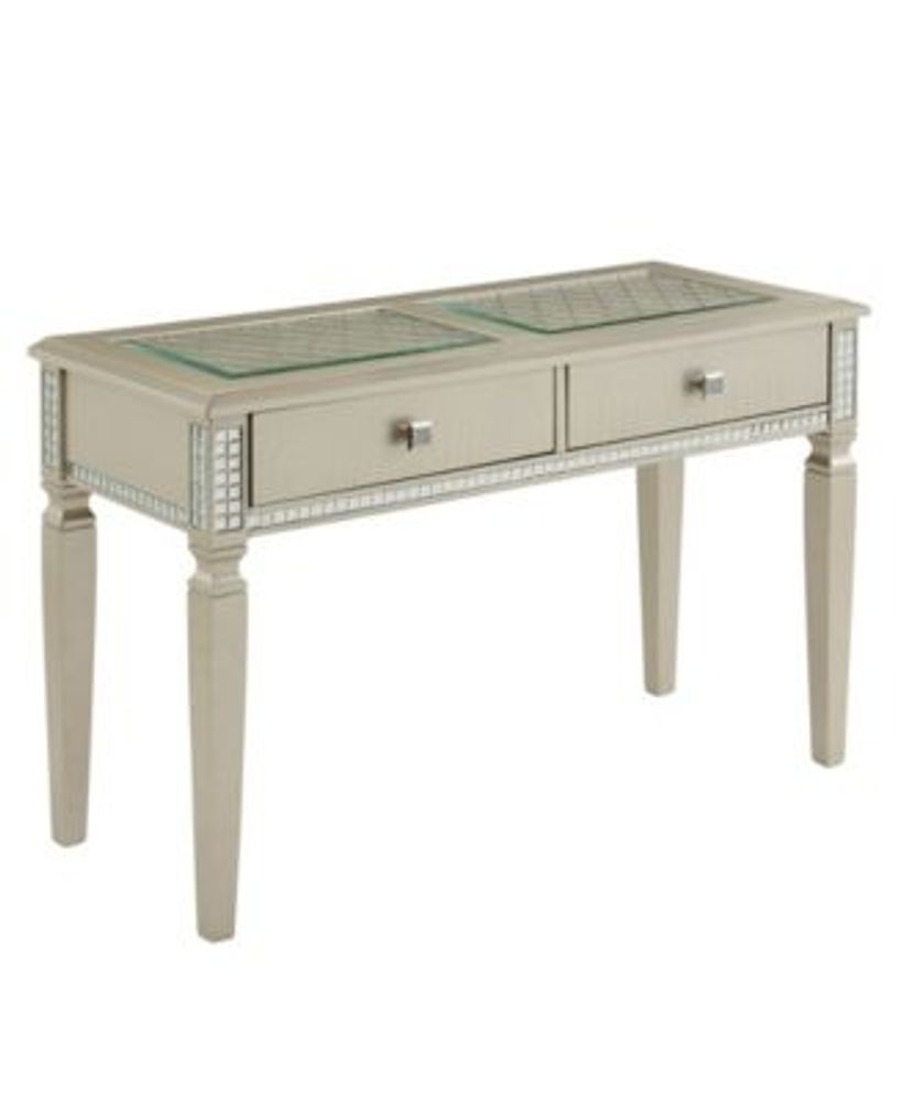 Monarch Sofa Console Table With Mirrored Finish And 2 Drawers | Cabinets Matttroy