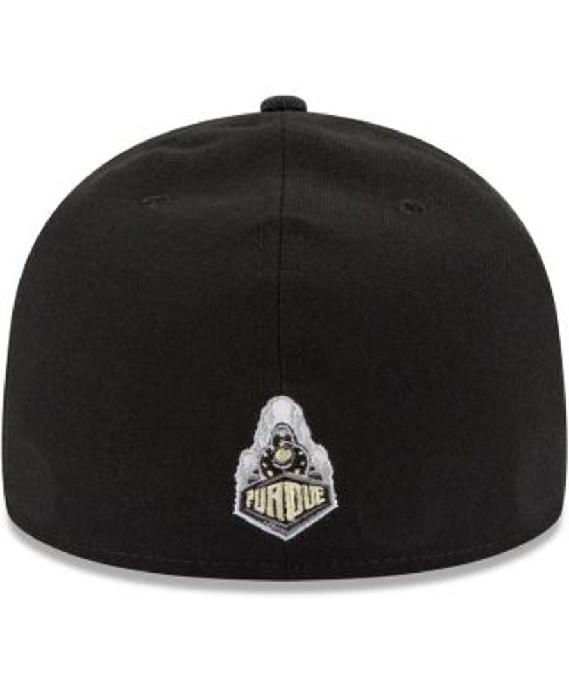 New Era Men's Black Purdue Boilermakers Logo Basic 59FIFTY Fitted Hat ...