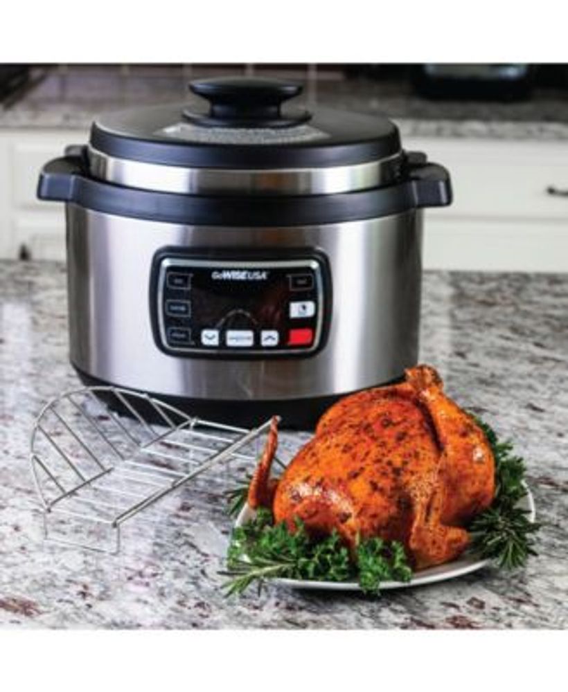 GoWISE USA 8.5 Quart Ovate Series Pressure Cooker with Accessories ...