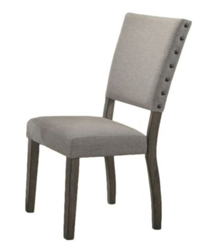 Best Master Furniture Anna Rustic Upholstered Side Chairs, Set of 2 ...