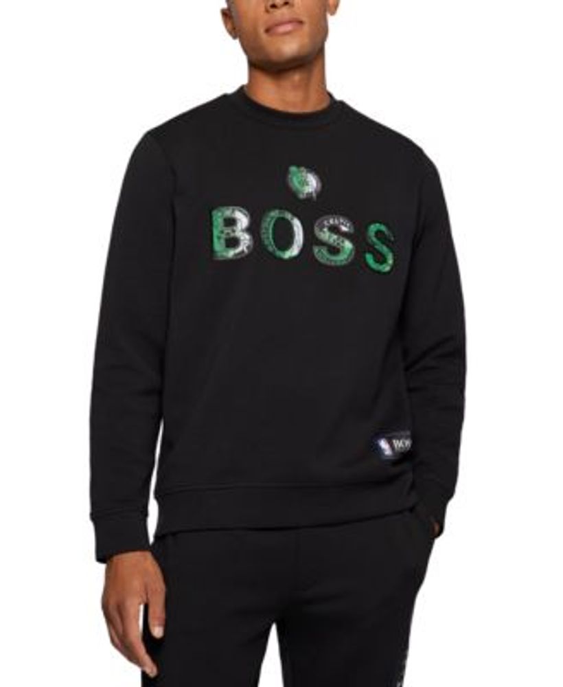Hugo Boss BOSS Men's NBA Boston Celtics Relaxed-Fit Sweatshirt | Mall ...