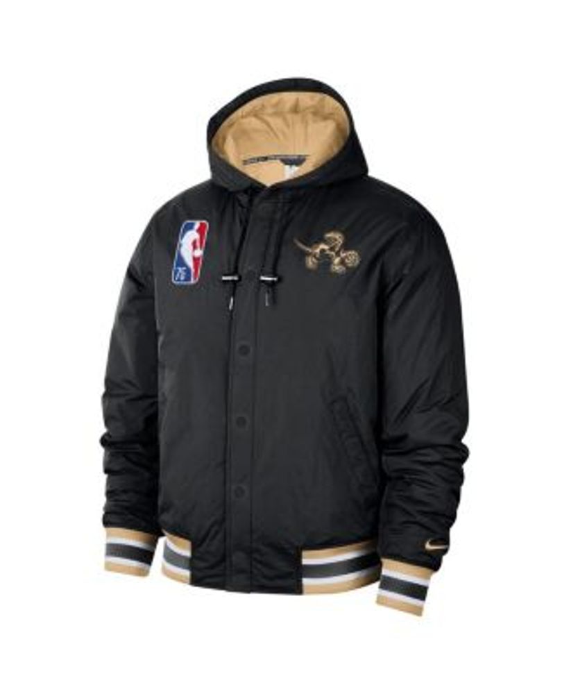 Nike Men's Black/Gold Toronto Raptors 2021/22 City Edition Courtside ...