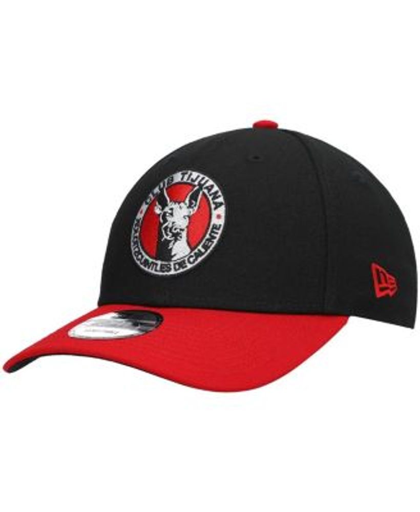 New Era Men's Black, Red Club Tijuana International Club Team 9FORTY ...