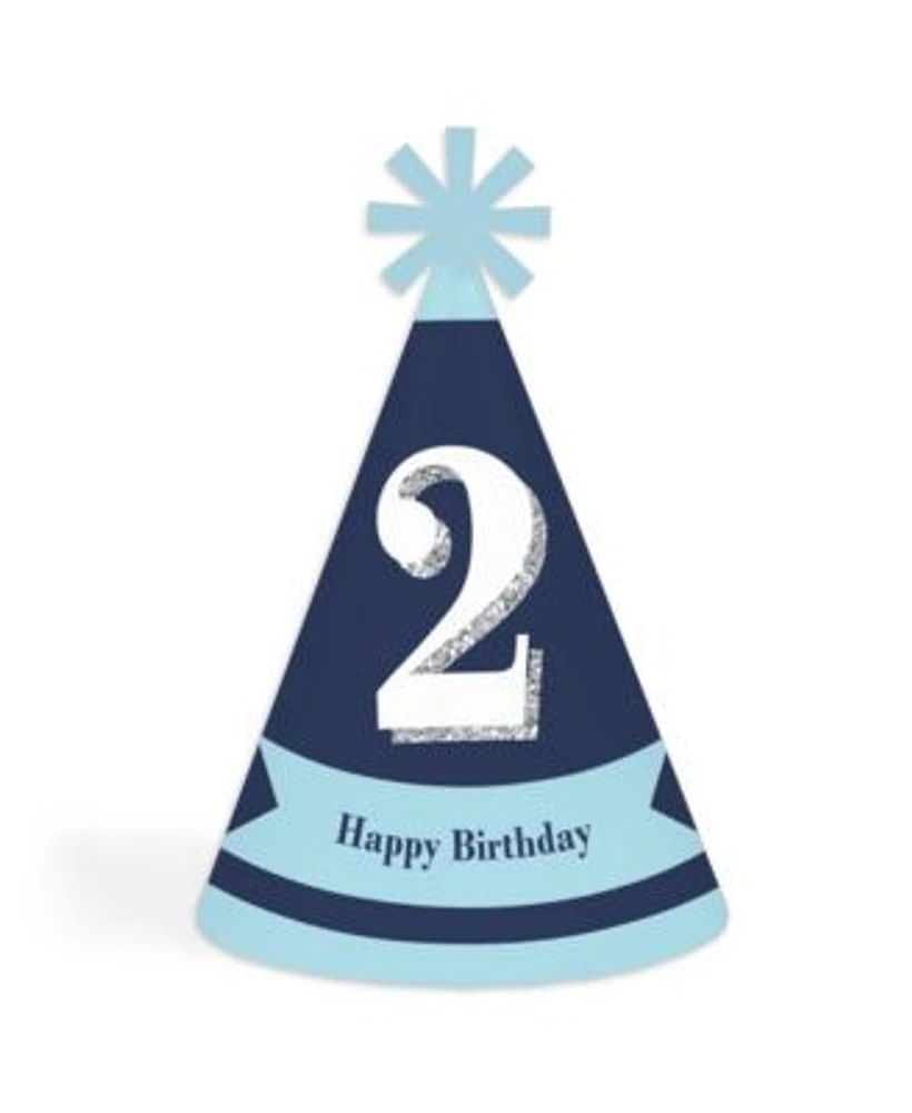 Big Dot of Happiness 2nd Birthday Boy - Two Much Fun - Cone Happy ...