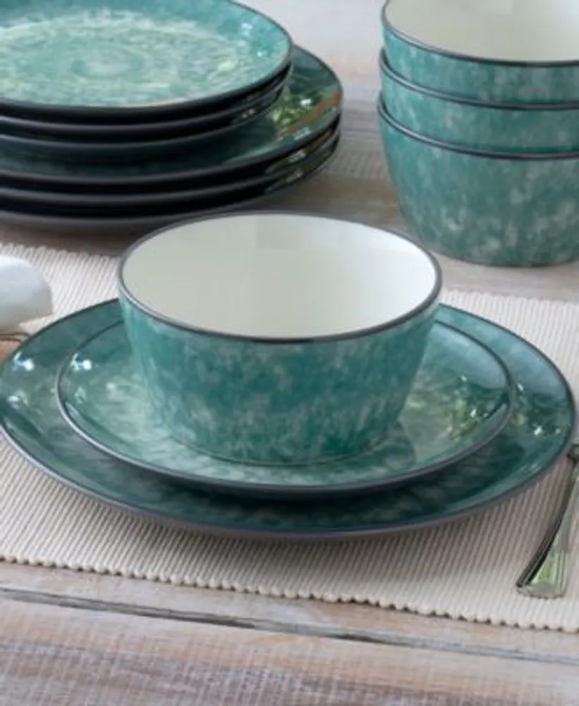 Noritake Colorkraft Essence 12 Piece Dinnerware Set, Service for 4 ...