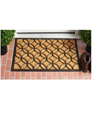 Home & More Circles 18" x 30" Coir/Rubber Doormat | Mall of America®