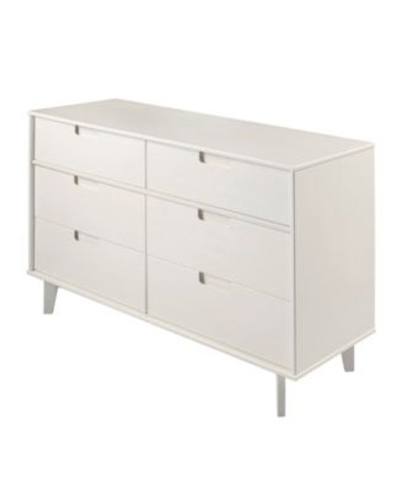 Walker Edison 6-Drawer Groove Handle Wood Dresser | Mall of America®