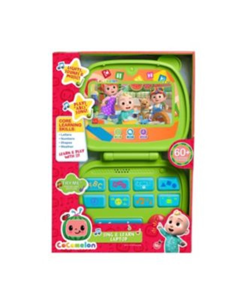 Just Play CoComelon Sing and Learn Laptop Toy for Kids, Lights & Sounds ...