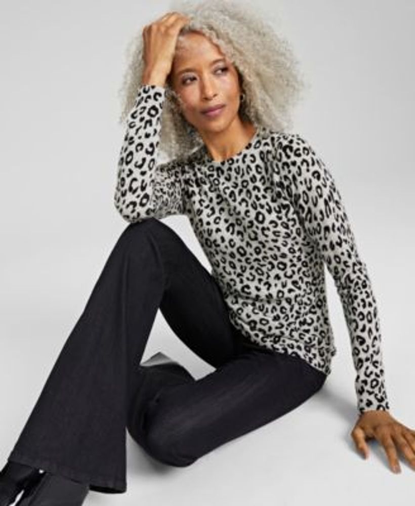 Charter Club Women's 100% Cashmere Spotty Dottie Sweater, Created for ...
