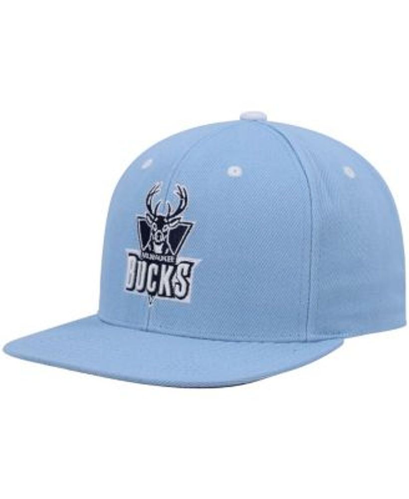 Mitchell & Ness Men's Light Blue Milwaukee Bucks Hardwood Classics Blue ...
