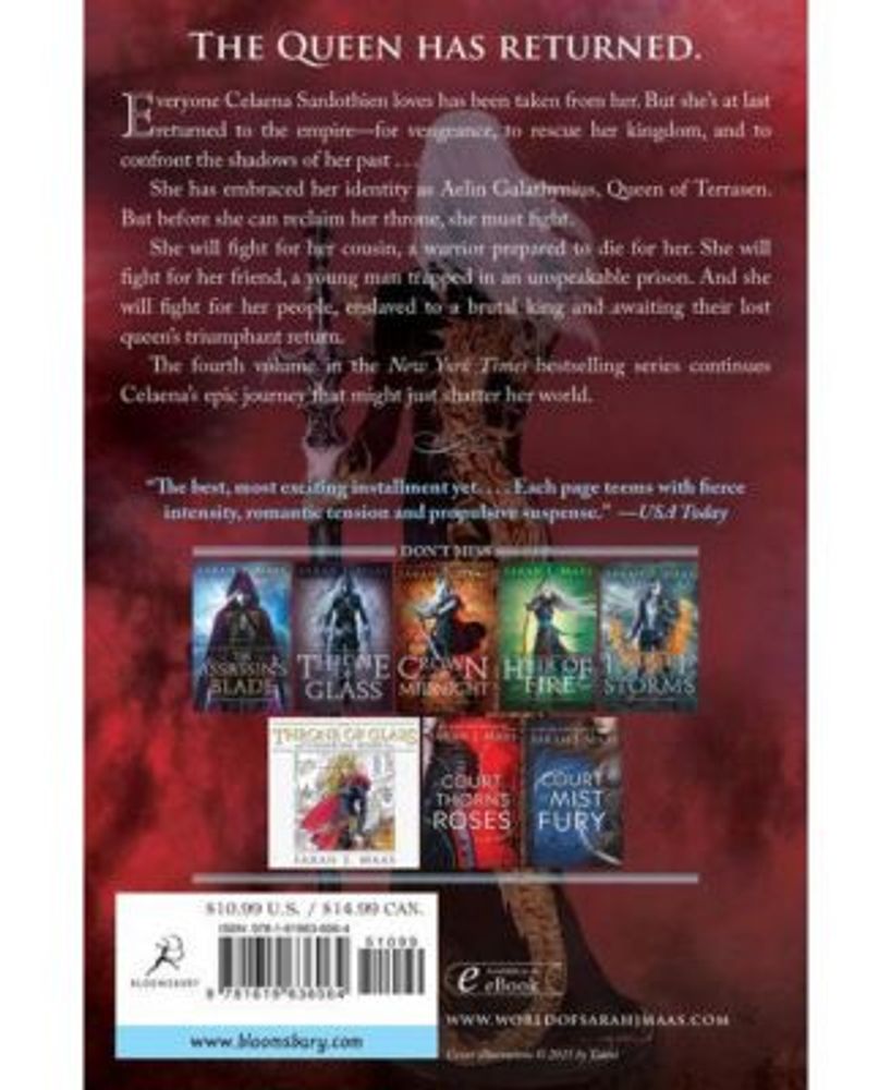 Barnes & Noble Queen of Shadows (Throne of Glass Series #4) by Sarah J. Maas | Mall of America®