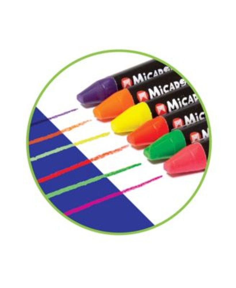 Micador Dark Arts Neon Glow Crayons Set, 6 Piece | Mall of America®
