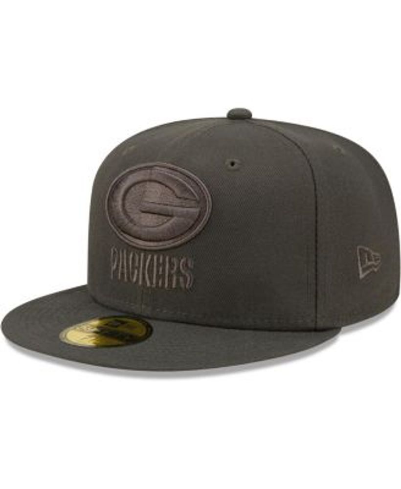 New Era Men's Graphite Green Bay Packers Color Pack 59FIFTY Fitted Hat ...