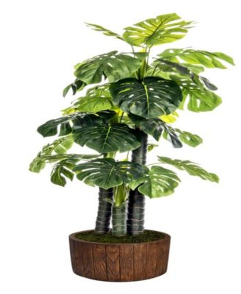 Vintage Home 76.8" Tall door Monstera Ceriman Artificial Indoor ...