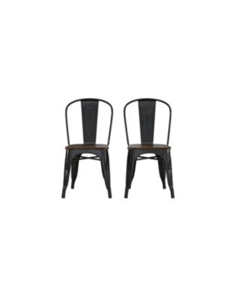 EveryRoom Zeno Metal Dining Chairs with Wood Seats | Mall of America®