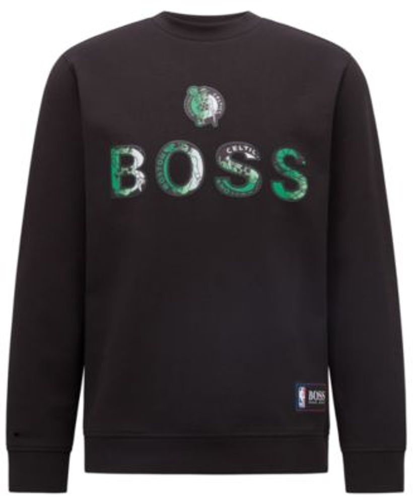 Hugo Boss BOSS Men's NBA Boston Celtics Relaxed-Fit Sweatshirt | Mall ...