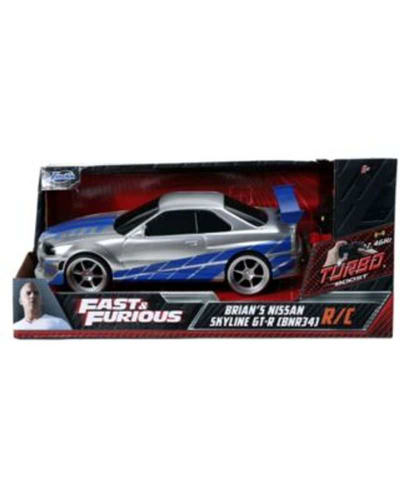 Jada Toys Fast and Furious 1:24 Scale Remote Control, Nissan Skyline ...