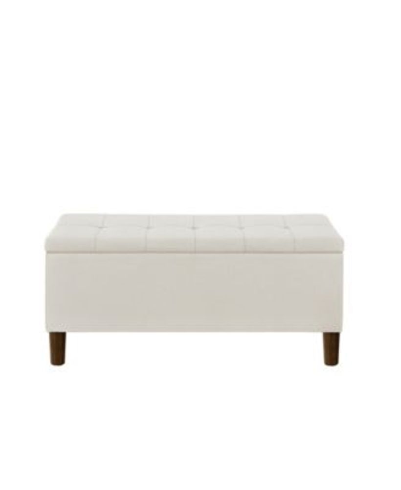 Homefare Hinged Top Storage Bench with Grid-Tufted Seat | Mall of America®