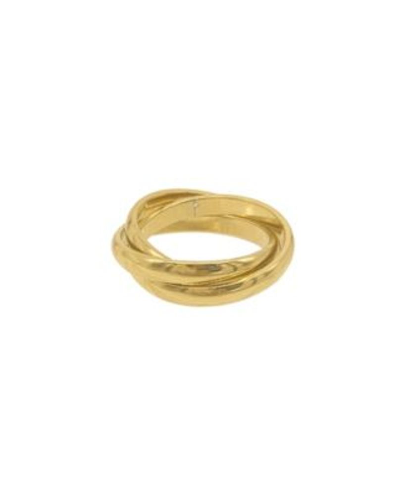 Triple Gold Interlocking Ring