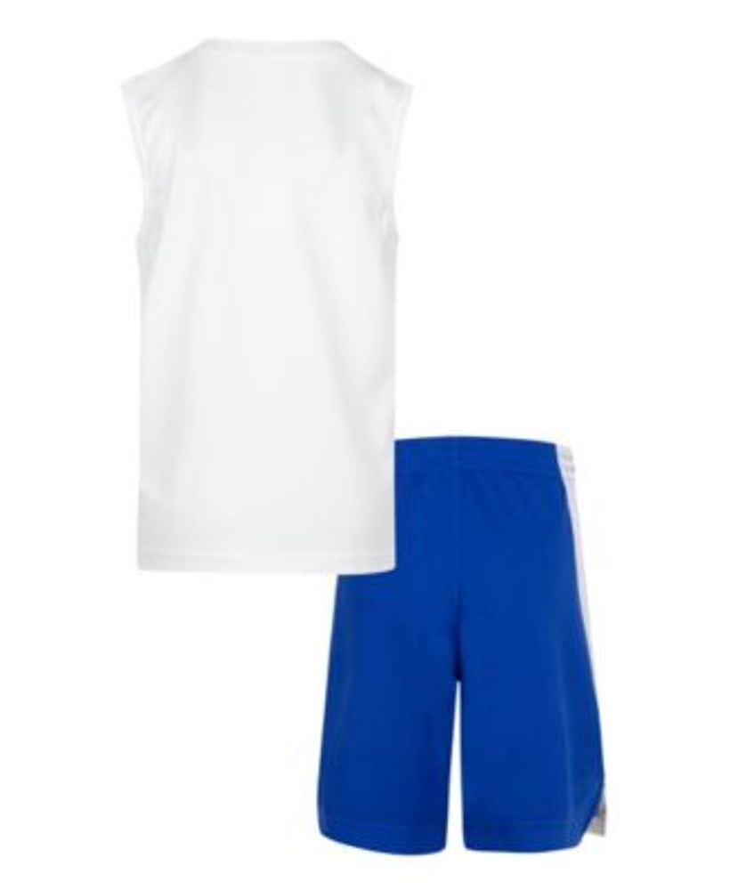 Nike Little Boys American Dri-fit Muscle T-shirt and Shorts, 2 Piece ...