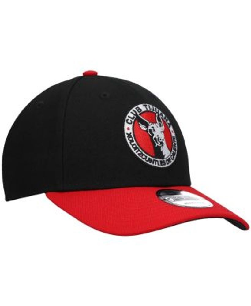 New Era Men's Black, Red Club Tijuana International Club Team 9FORTY ...
